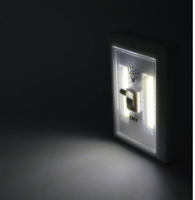 China LED Cob Switch Light for Closet 4000K Color Temp Self-Stick Wire Battery Operated for sale