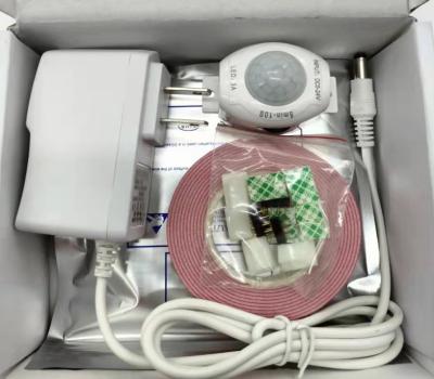 China Material ABS 60LED fuente de luz sensor de movimiento interruptor para la cama escalera gabinete luz nocturna en venta