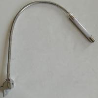 China 30000 Hours Working Time LED Neck Bedside Dimmable Wall Reading Lamp with USB Charging Function for sale
