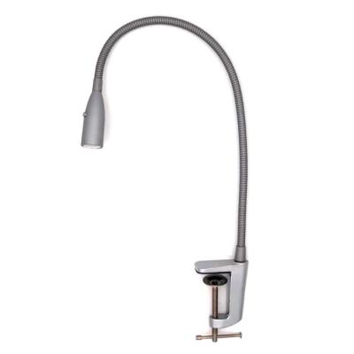 China 30*30*580MM Color Temperature 3000K-6500K Clip LED Gooseneck Study Table Lamp for Work for sale