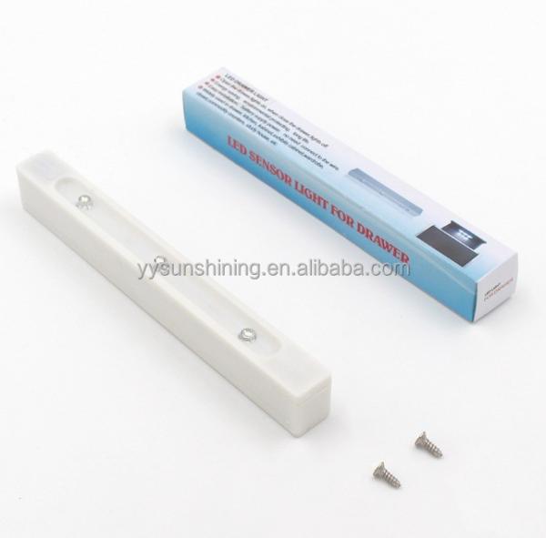 Battery 3*AAA Operated Gold Champagne LED Refrigerator Sensor Light for Drawer and Door