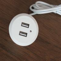 China 1 Outlets Embedded Circular USB Socket for Household Appliance Charging Customization for sale