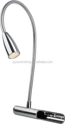 China 3500K Temperatura de cor LED cabeceira de cama Luz de leitura com braço flexível e sem escurecedor à venda