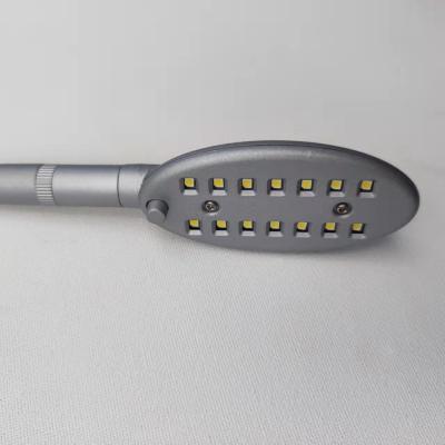 Cina 1W Flessibile Colletto di gallina Lampada elettrica a montaggio a parete a testa con interruttore di accensione in vendita