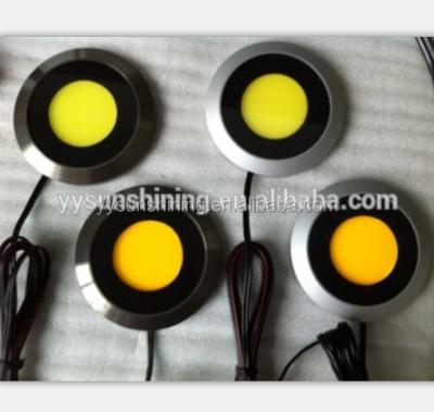 China 3W COB LED Recessed Puck Light A solução de iluminação de armário perfeita com acabamento de cromo à venda
