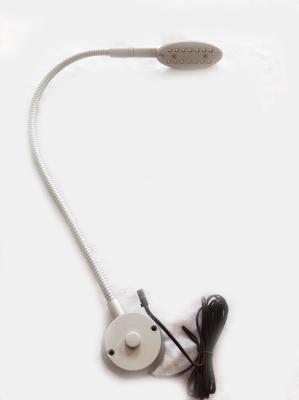 Cina Montaggio a muro argento Taste switch flessibile Colletto di gallina serpente luce di lettura a LED in vendita