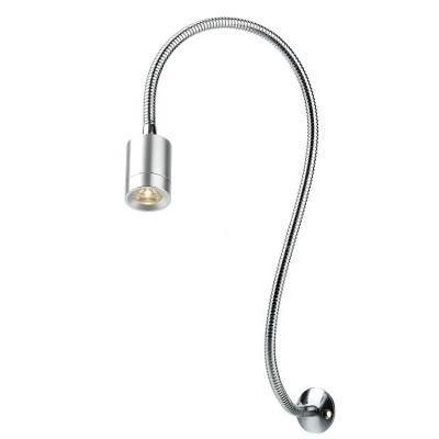 Cina Hotel Letto Testa LED Parete lettura luce flessibile Colletto di gallina 1w / 3w alimentazione a corrente continua in vendita