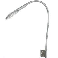 China Multi-Mounted Adjustable LED Bed Reading Light with Touch Switch and Gooseneck Mount for sale