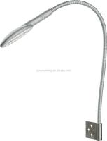 China Multi-Mounted Adjustable LED Bed Reading Light with Touch Switch and Gooseneck Mount for sale