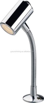 China Middelgrote Flexible Gooseneck LED Schrijf- en tafelleeslamp voor nachtlicht in hotels Te koop