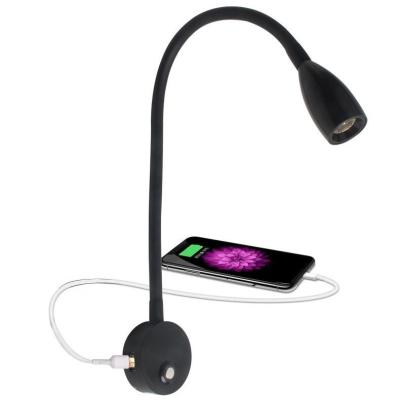 Cina IN-CAR 1W 3W Touch Dimmable Lampada da letto con 1PC USB Port di ricarica 12V/24V Lampade da letto in vendita