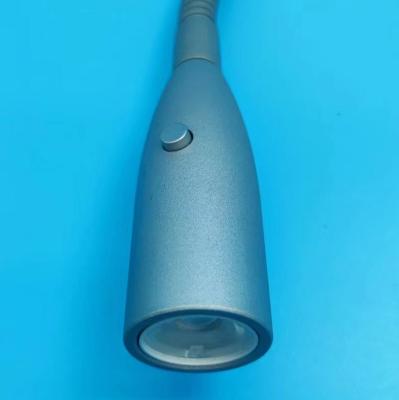 Cina USB tipo C LED luce da lettura a bordo letto con collo d'oca flessibile e caricabatterie veloce 12V in vendita