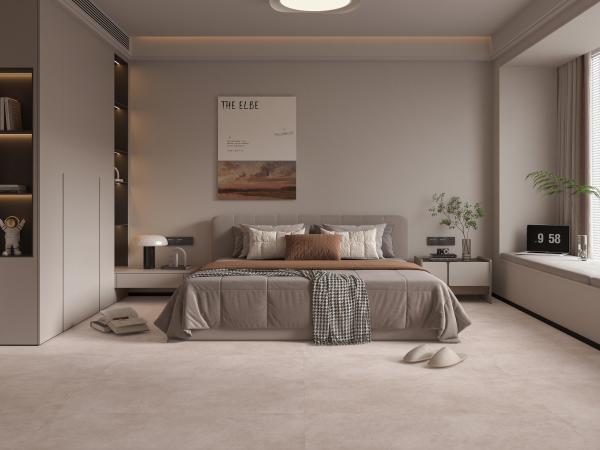 Quality Khaki Minimalist Matte Porcelain Tile in 600x600 & 600x1200mm Sizes with P3 Slip Resistance and Low Absorption for sale