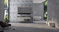 Quality 600x600 & 600x1200mm Industrial Charcoal Dark Grey Vitrified Project Tile for sale