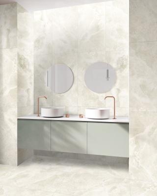 China Ivory White Matte Sea Rock Look Floor and Wall Tile (P3 Rated) for sale