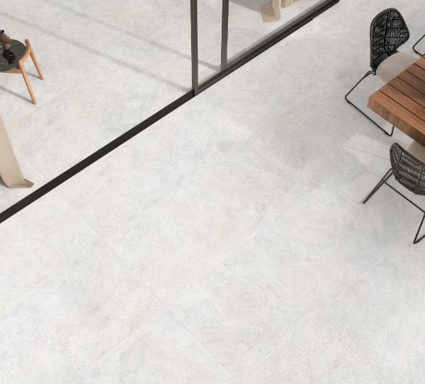 Quality Soft Matte Off-White Tactile Tile | Certified P3 Anti-Slip |600*1200mm for sale