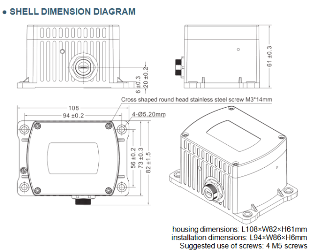 BDA446 Sensor installation example