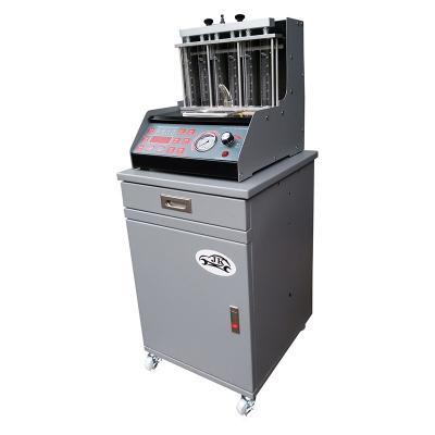 China 6 Cylinder Fuel Injector Tester Machine Ultrasonic Cleaner Fuel Injectors Analyzer for sale