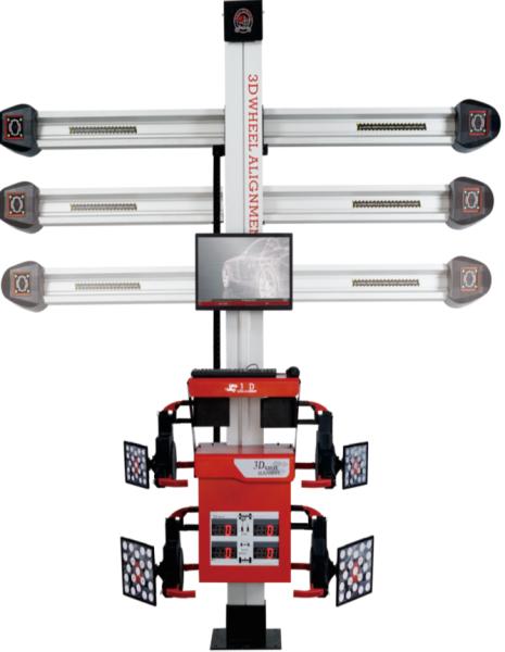 Quality Robust Construction 3D Wheel Alignment Machine Wheel Aligner With 8 Beam CCD for sale