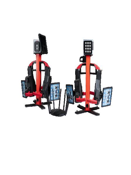 Quality Five Cameras 4 Wheel Alignment Machine 3D Dynamic Simulation Multi Language for sale