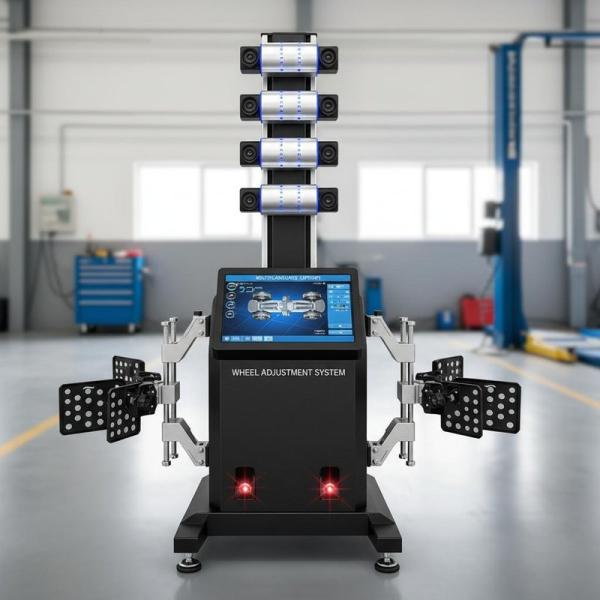 Quality Five Cameras 4 Wheel Alignment Machine 3D Dynamic Simulation Multi Language for sale