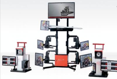 China 4pcs Target Plate 3D Wheel Aligner With 22 Inch LCD Display And Dynamic Simulation for sale