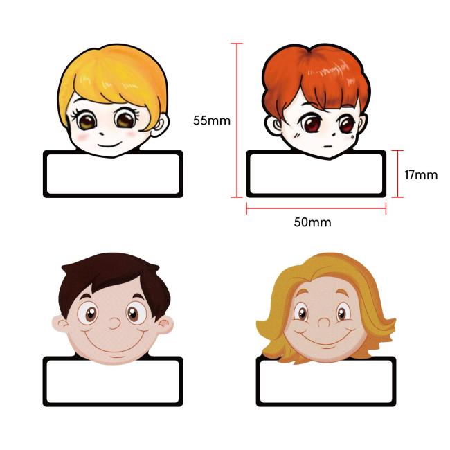 Removable Dry Erase Name Tag