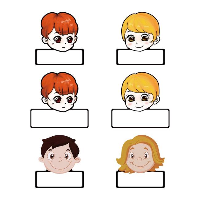 Removable Dry Erase Name Tag