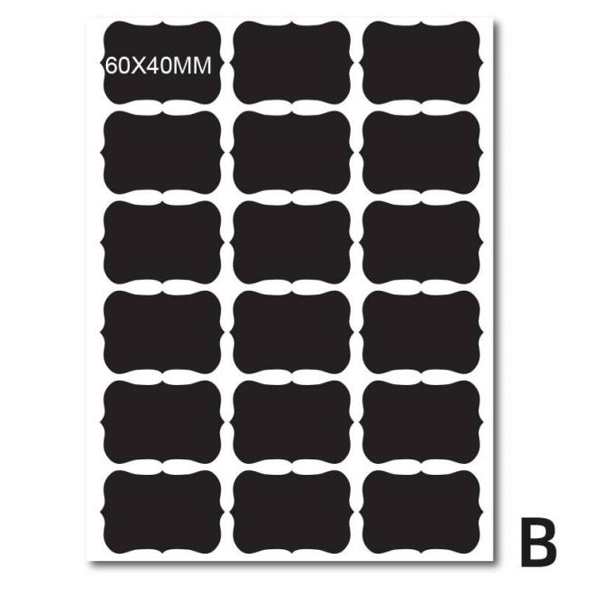 Removable Blackboard Label For Bottle