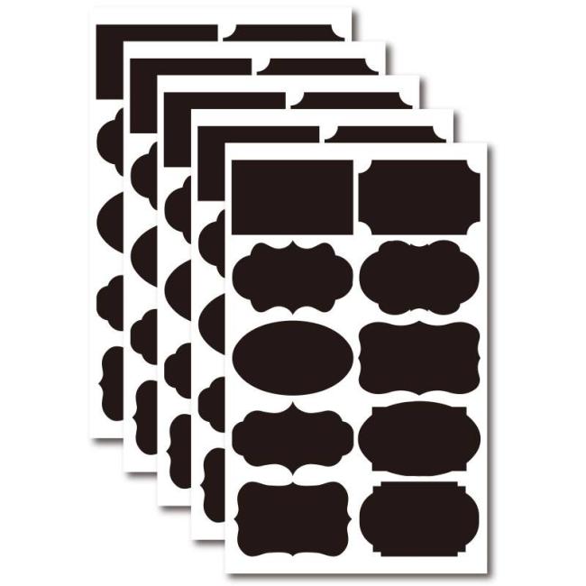 Removable Blackboard Label For Bottle