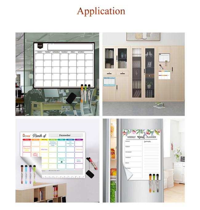 Cute Design Dry Erase Weekly Monthly Planner