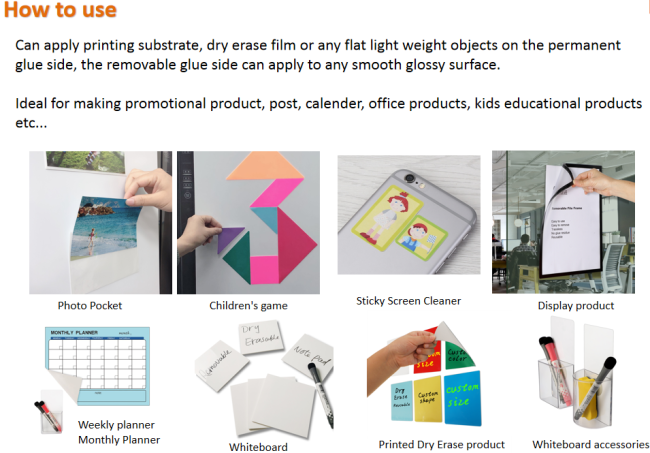 I-MAGNET Self adhesive Removable Sticky Material