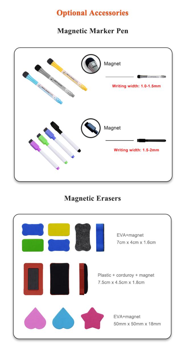 magnetic weekly planner for fridge