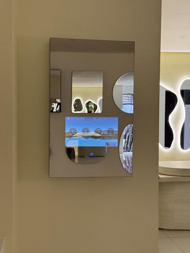 Kingstin Custom Smart Mirror Cabinet Android TV Screen Stainless Steel ...