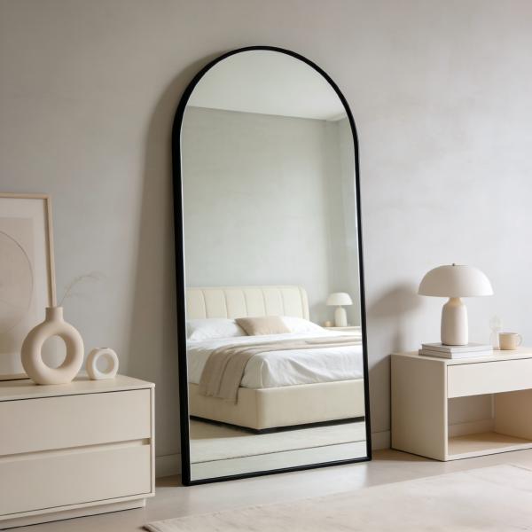 Quality Kingstin French Retro Arch Full-Length Mirror | Luxury Home Decor Mirror Bedroom, Living Room, Light Luxury Home Decoration for sale