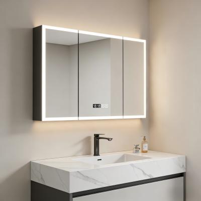 China Kingstin Modern Smart Bathroom Mirror, Storage Cabinet with LED Lighting & Anti-Fog Function (Custom Size) for sale