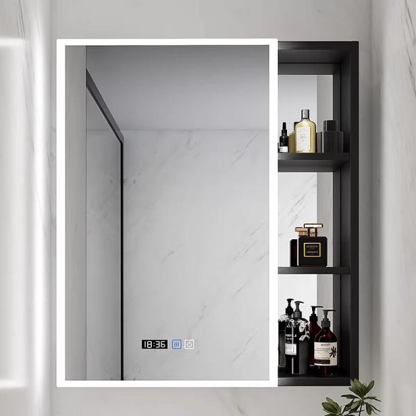 Quality Modern 36-Inch LED Aluminum Wall Mounted Vanity Cabinet High Quality Water Resistant for Hotel Villa Bathroom Lighting Use for sale