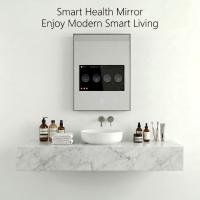 Quality Kingstin Custom Smart Mirror Cabinet Android TV Screen Stainless Steel Bathroom for sale