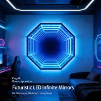 Quality Kingstin Futuristic LED Infinity Mirror | RGB Color Changing for Bar KTV Bedroom for sale