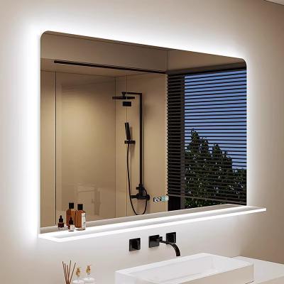 China Modern Apartment & Hotel Bathroom Mirrored Undershelf with Touch Switch IP44 Rated Convenient Under-Mirror Access for Storage for sale
