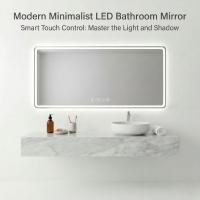 Quality Kingstin Modern Minimalist Frameless Smart LED Bathroom Mirror | Custom for sale
