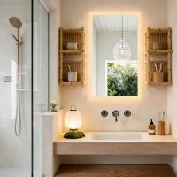 Quality Kingstin Anti-Fog Backlit LED Bathroom Mirror - Stainless Frame Wall-Mounted for sale