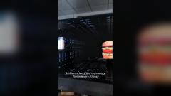 Modern Flat LED Infinity Mirror Lamp Hollow Structure DIY Lights Tunnel Floor Aquarium Tesseract