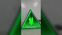 Kingstin RGB Abyss Mirror LED Light Customizable Shape Size, for Gaming Room Live Broadcast