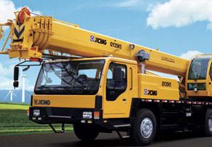 China 25t truck crane, XCMG crane, telescopic crane for sale