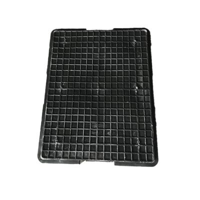 Cina Riciclabile amichevole logistico di plastica della scatola 54x42 Eco di stoccaggio nero di ESD in vendita
