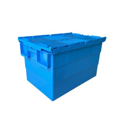 Cina gabbie di plastica commoventi di plastica dell'HDPE del carico 50Kg del magazzino della scatola di 600x400x365mm in vendita
