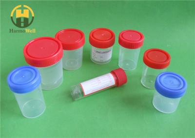 China Medical disposable urine specimen container in colors and sizes for sale