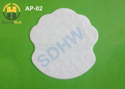 China White color flower shape disposable armpit sweat pads for lady for sale
