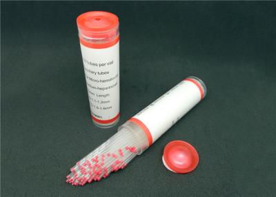 China Disposable medical glass capillary tube heparin for micro-hematocrit made in china for sale